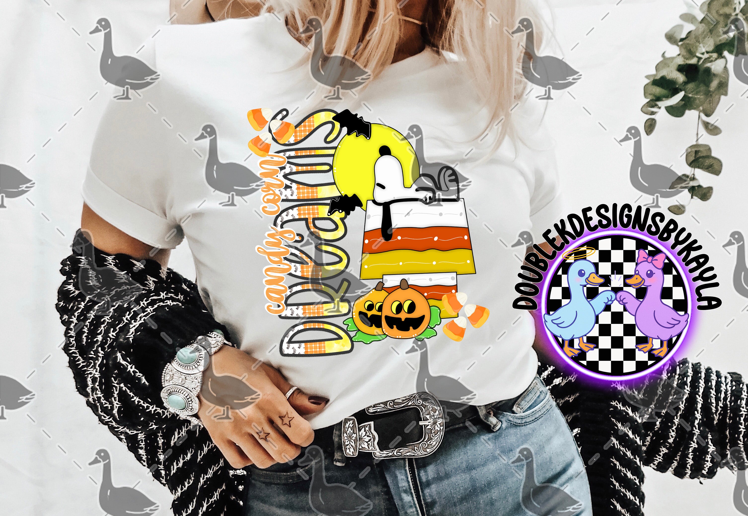 Candy Corn Dreams – Cute Halloween Snoopy Digital Design ...